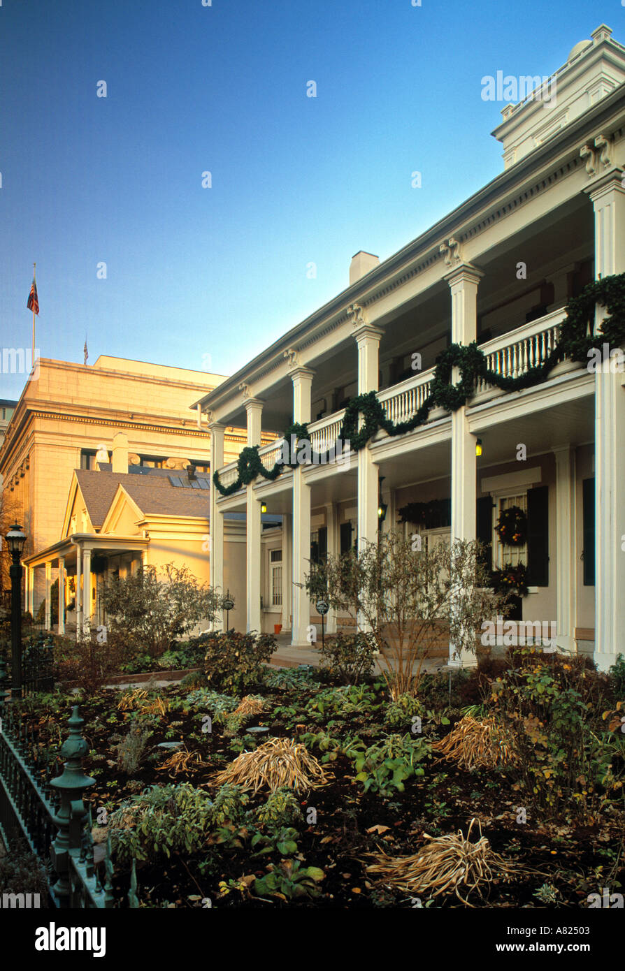 Beehive House (home of Mormon founder), Utah, USA Stock Photo - Alamy