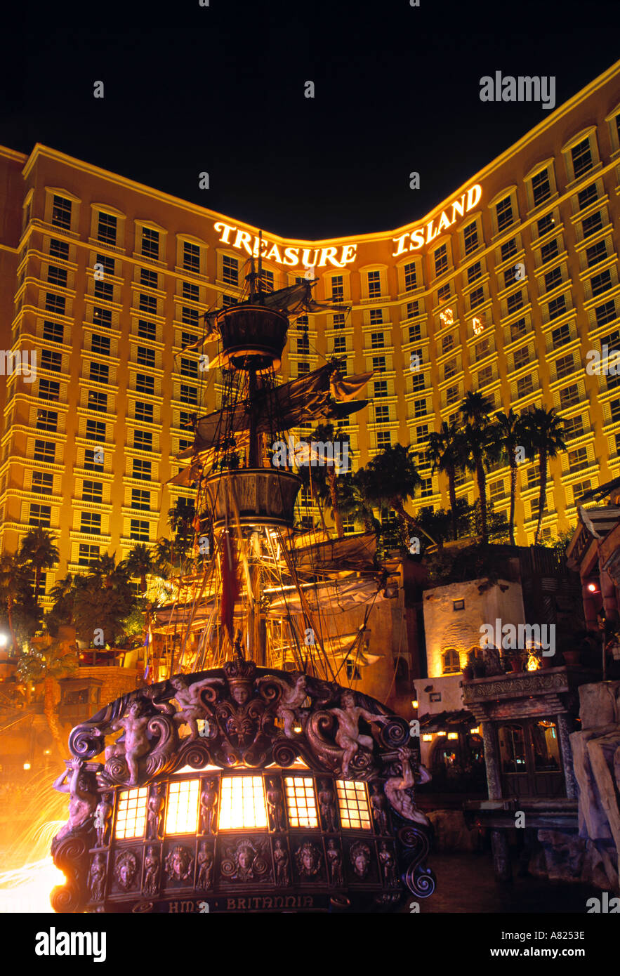 Treasure Island Hotel, Las Vegas, Nevada, USA Stock Photo - Alamy