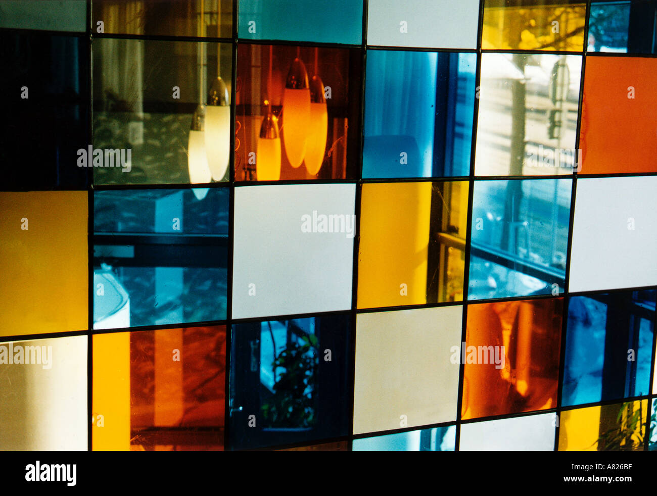 Multi coloured glass lamp hi-res stock photography and images - Alamy