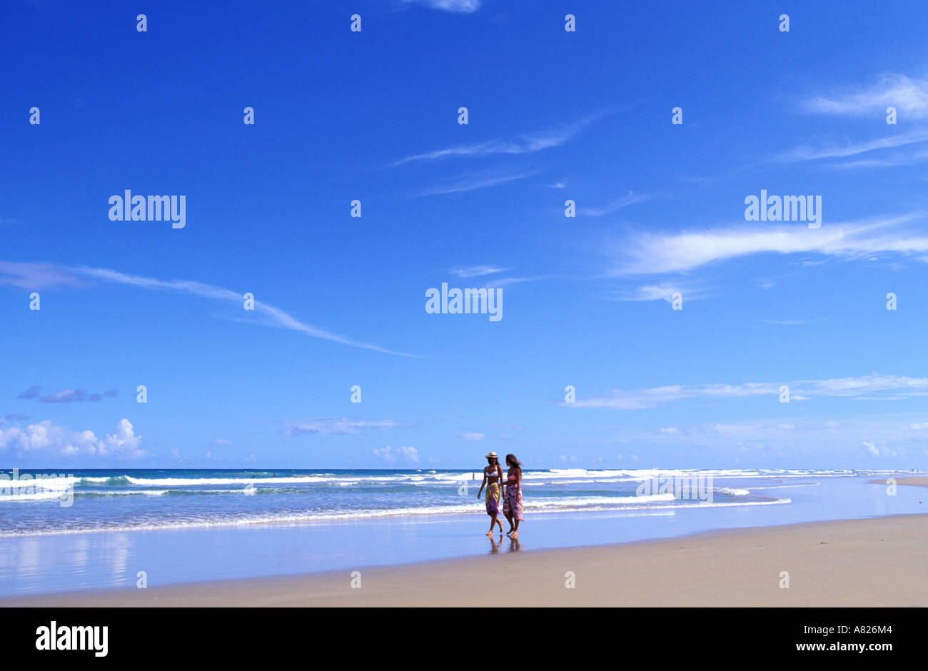 Brazil, state of Bahia, Salvador de Bahia, Flamengo beach Stock Photo ...