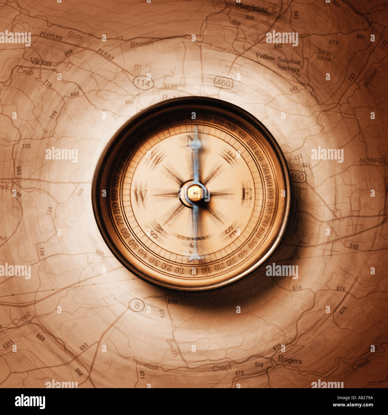 Usa spinning map hi-res stock photography and images - Alamy