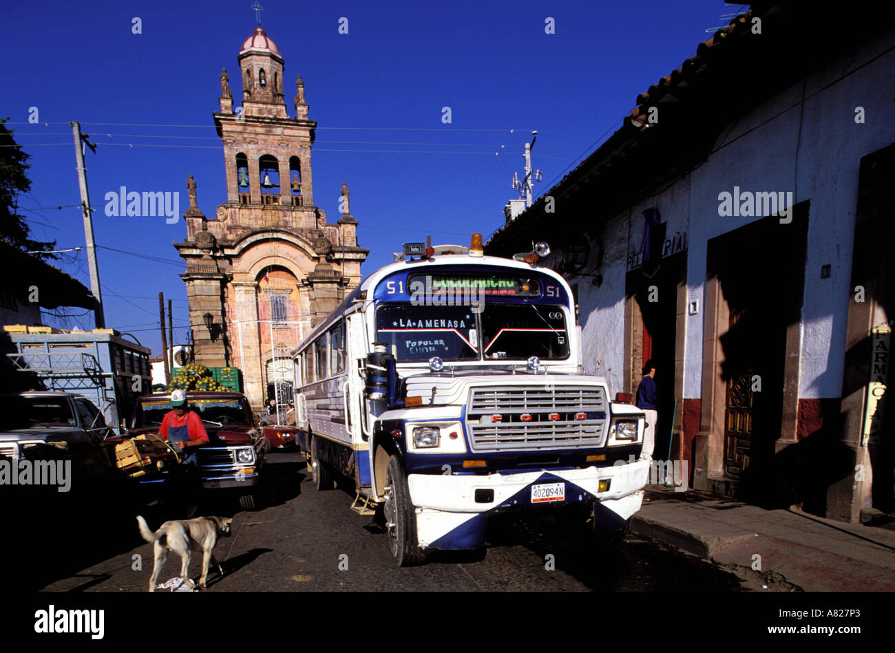 Mexico, Michoacan State, Patzcuaro Town Stock Photo - Alamy