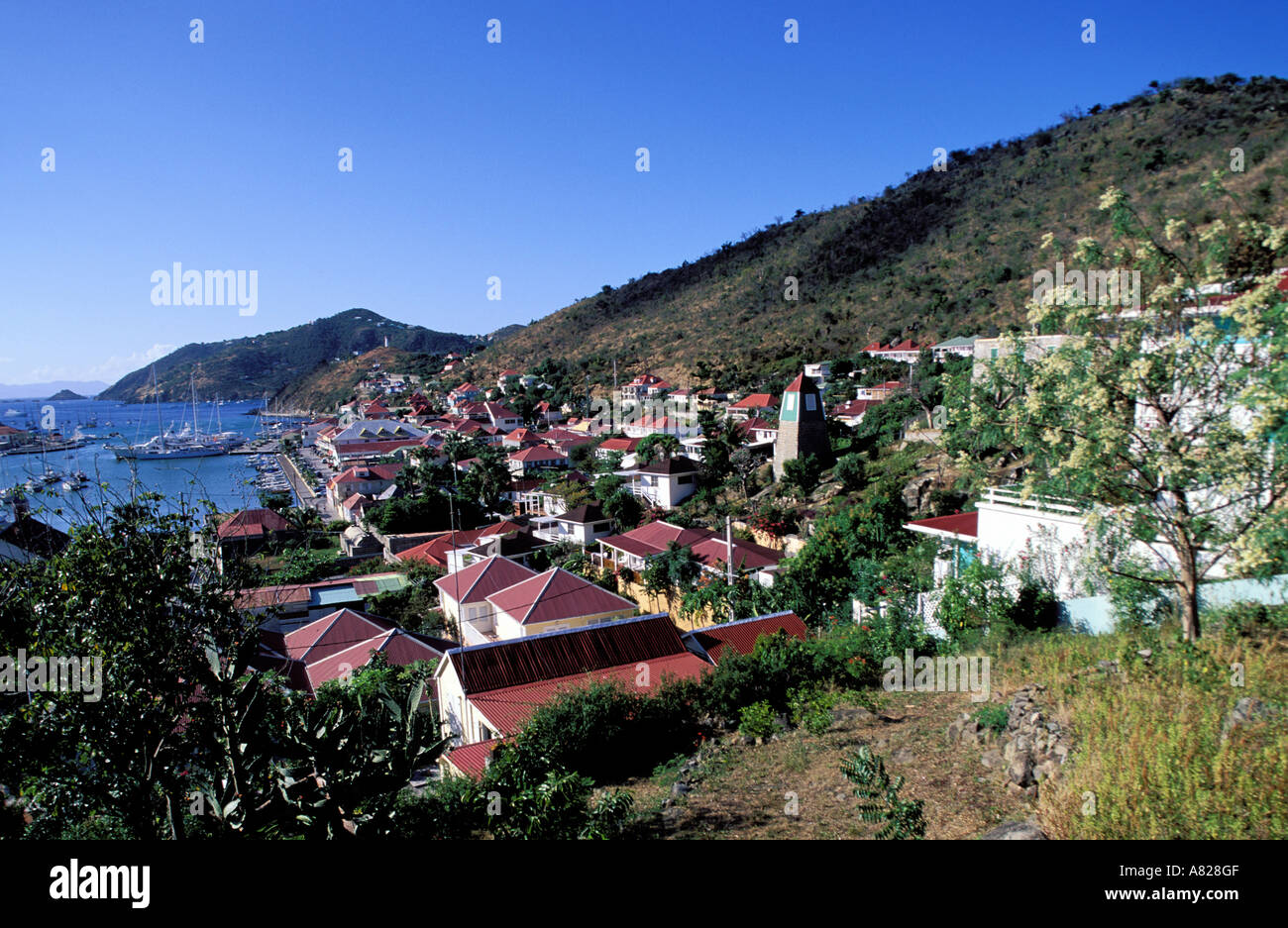 France, Guadeloupe, Saint Barthélémy island, Gustavia Stock Photo - Alamy
