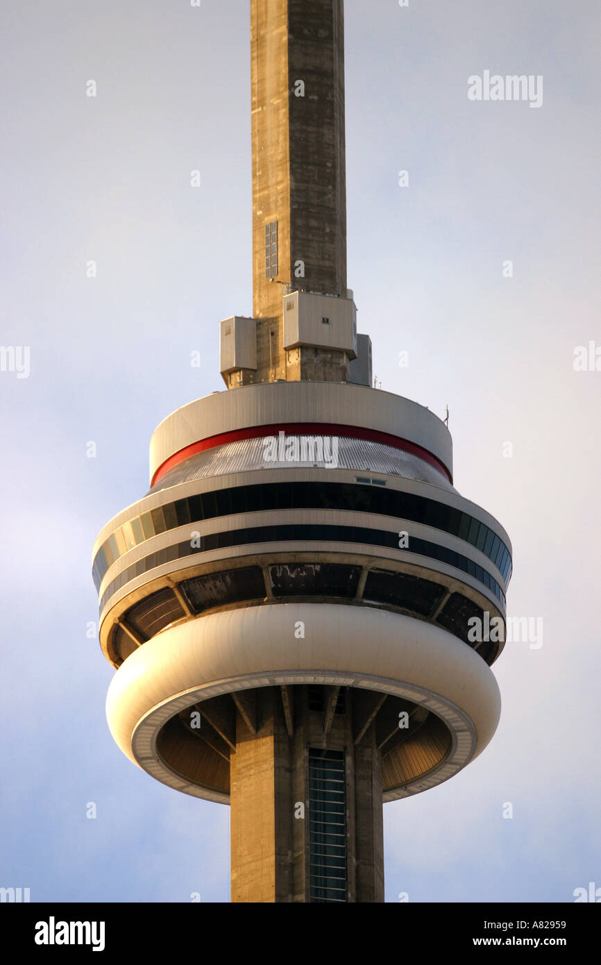 Cn tower upper part cn hi-res stock photography and images - Alamy