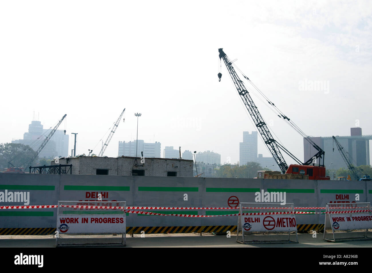 Delhi Metro Construction High Resolution Stock Photography and Images ...