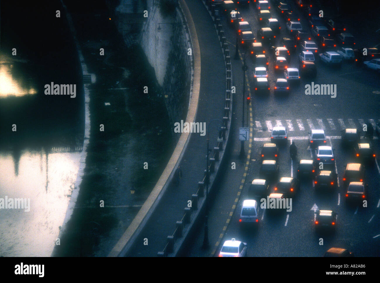 Traffic jam in rome hi-res stock photography and images - Alamy