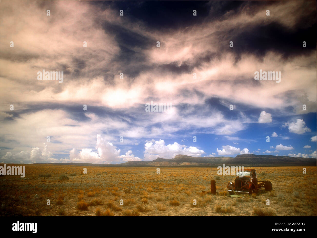 Landscape on Route 66 Oklahoma USA Stock Photo - Alamy