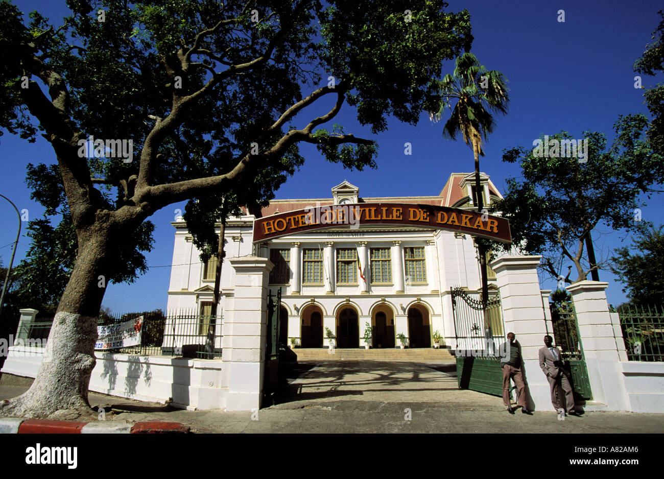 Senegal, region of Dakar, Dakar, the Town Hall Stock Photo - Alamy