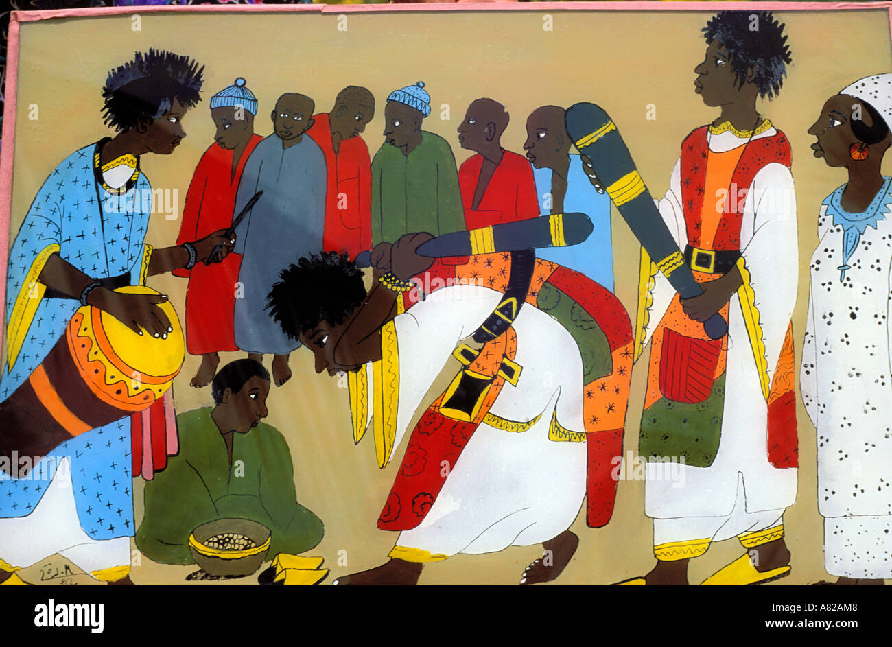 Senegalese painting hi-res stock photography and images - Alamy