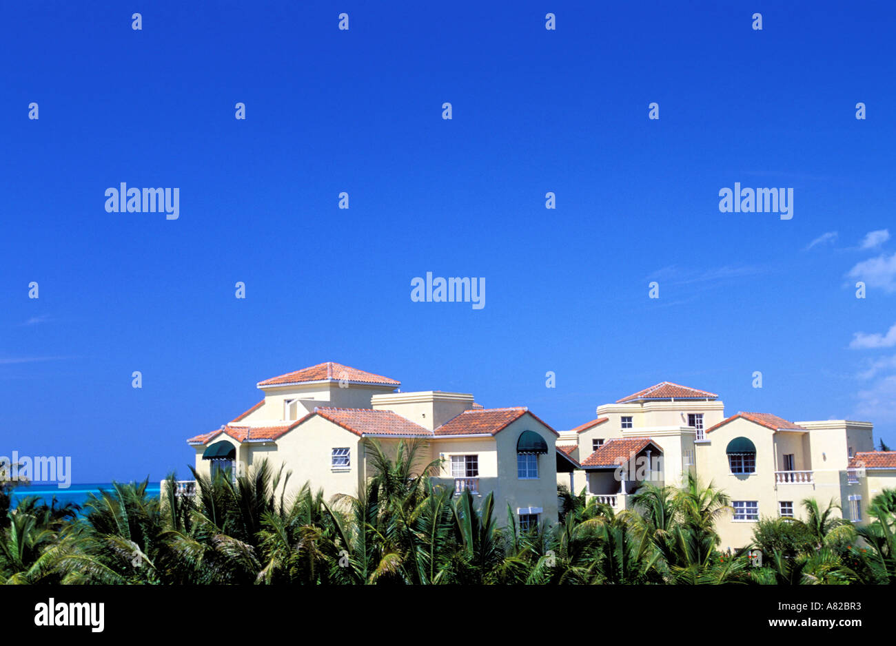Turks & Caicos, Providenciales island, the Grace Bay Club hotel Stock ...