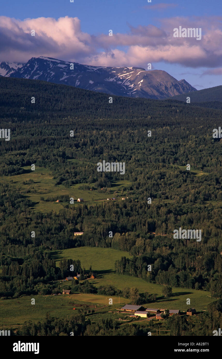 Bulkley Valley rural scene Smithers British Columbia Stock Photo - Alamy
