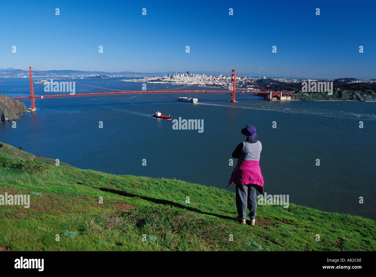Golden gate overlook lookout hi-res stock photography and images - Alamy