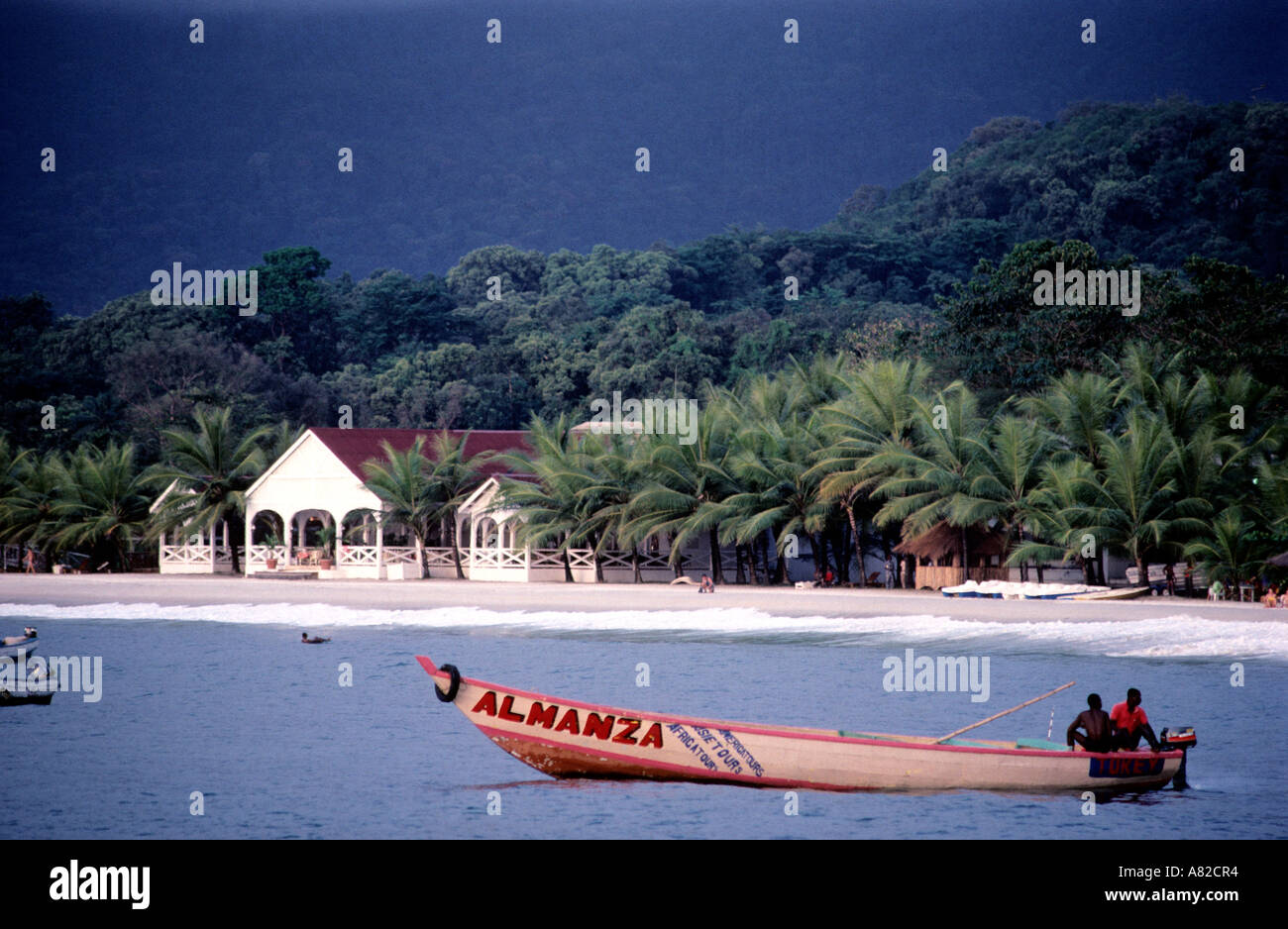 Sierra Leone, Tokey village beach Stock Photo - Alamy