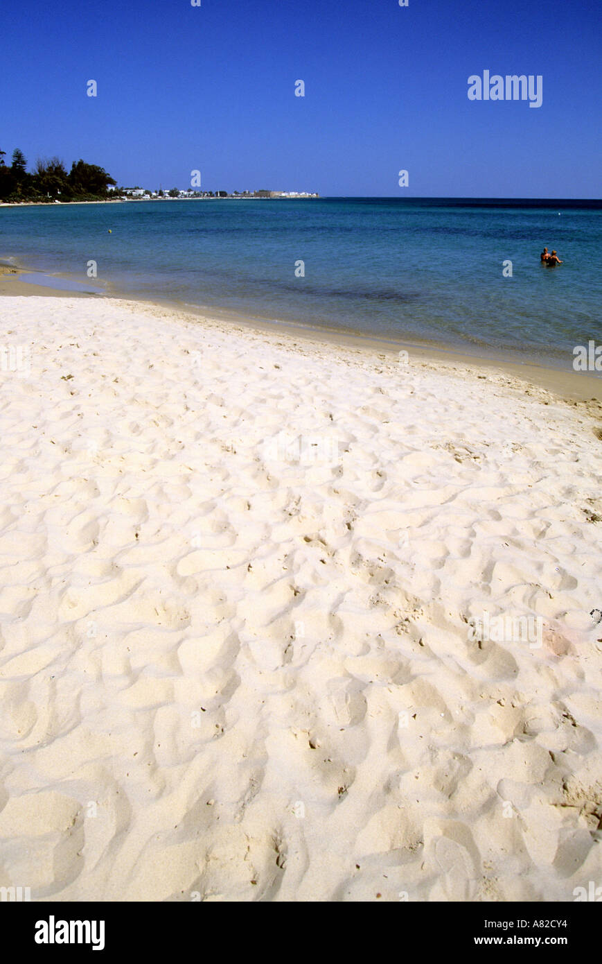 Tunisia, Hammamet, the beach of Sindbad hotel Stock Photo - Alamy