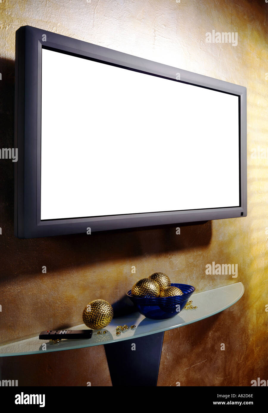 Flat screen television Stock Photo - Alamy