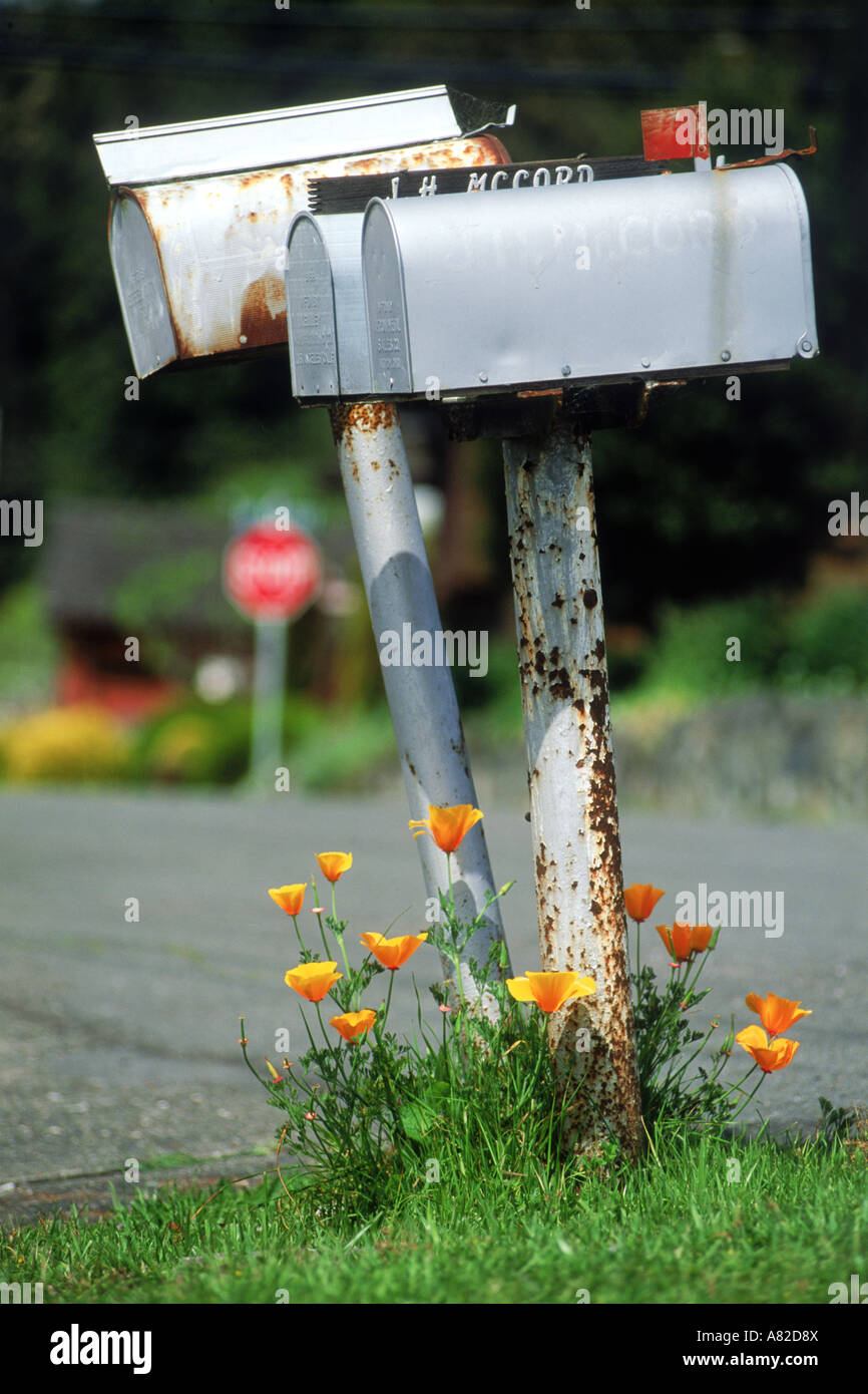 Residential letter boxes hi-res stock photography and images - Alamy