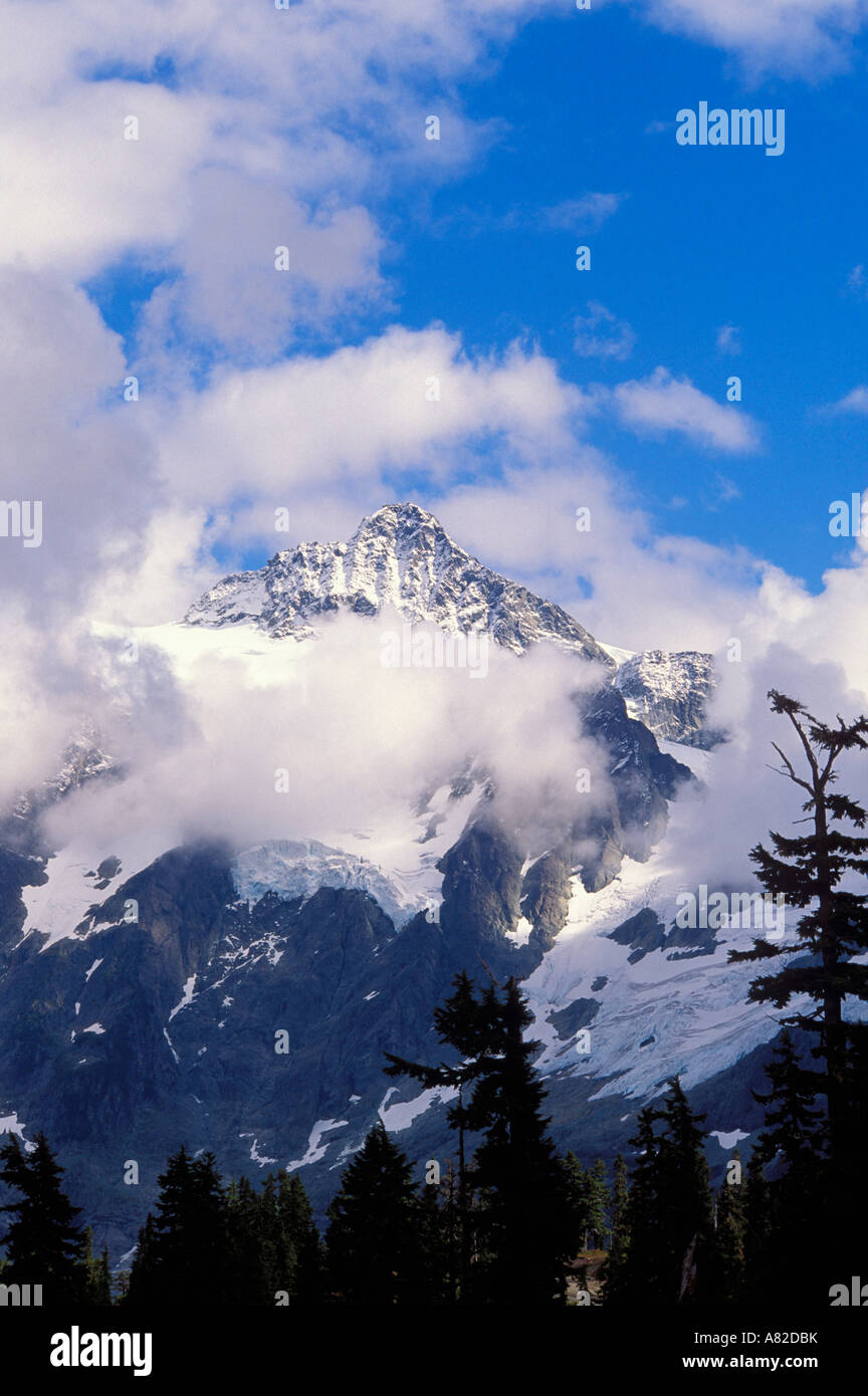 Clearing storm over Mount Shuksan North Cascade Mountains North ...