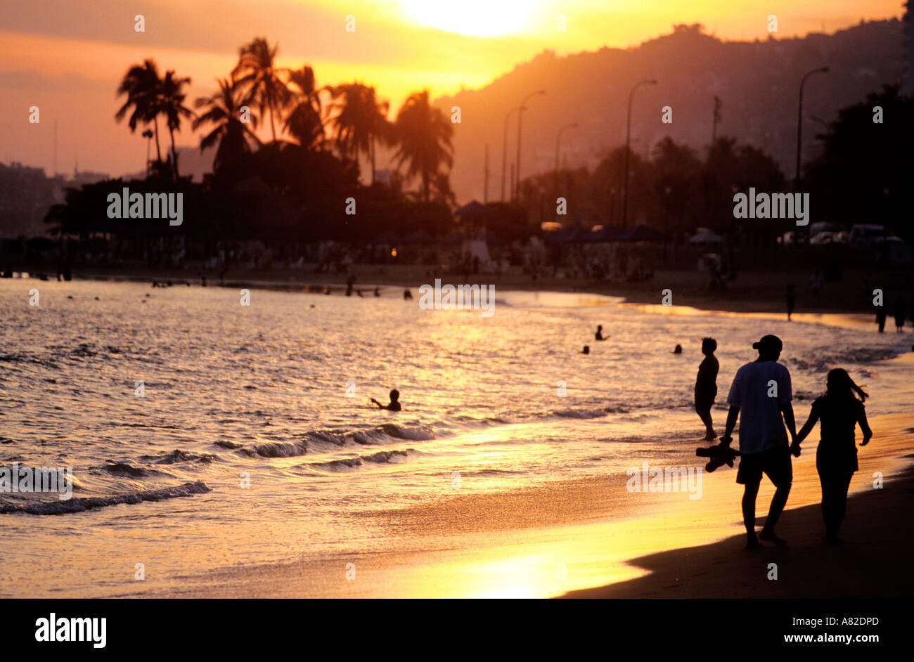 Mexico, Guerrero State, beach of Acapulco Stock Photo - Alamy
