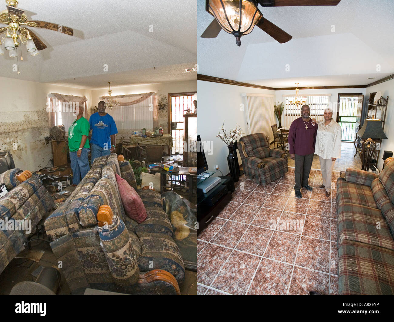 Katrina damage interior hi-res stock photography and images - Alamy