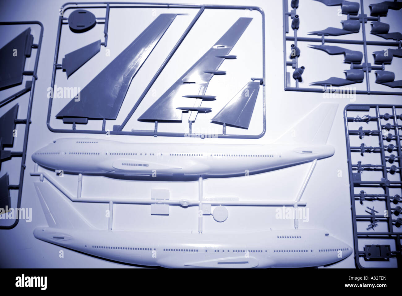 Plastic airplane kit pieces hi-res stock photography and images - Alamy