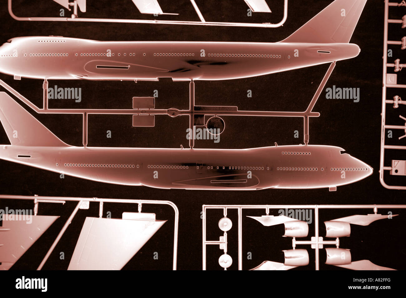 Model plane kitset Stock Photo - Alamy