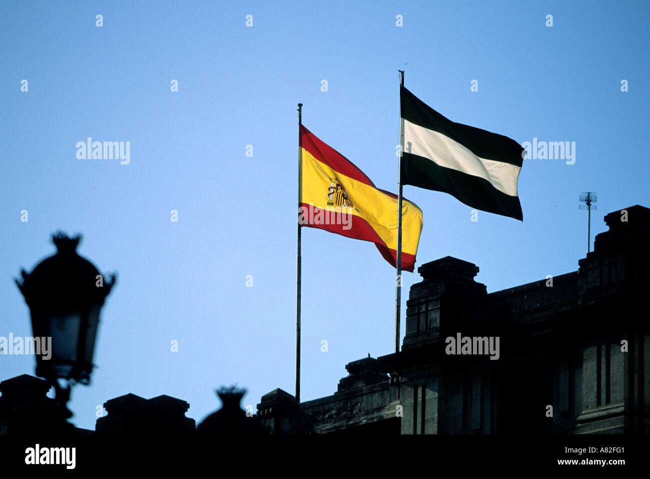 Andalusian flag hi-res stock photography and images - Alamy