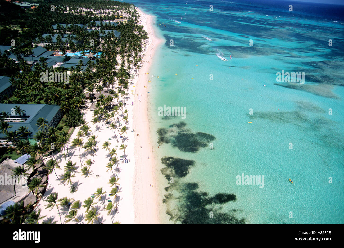 Punta cana aerial view hi-res stock photography and images - Alamy