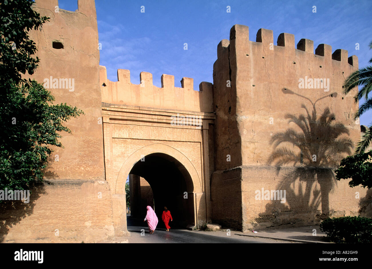 Morocco, Upper Atlas, Taroudant, doors of the city Stock Photo - Alamy