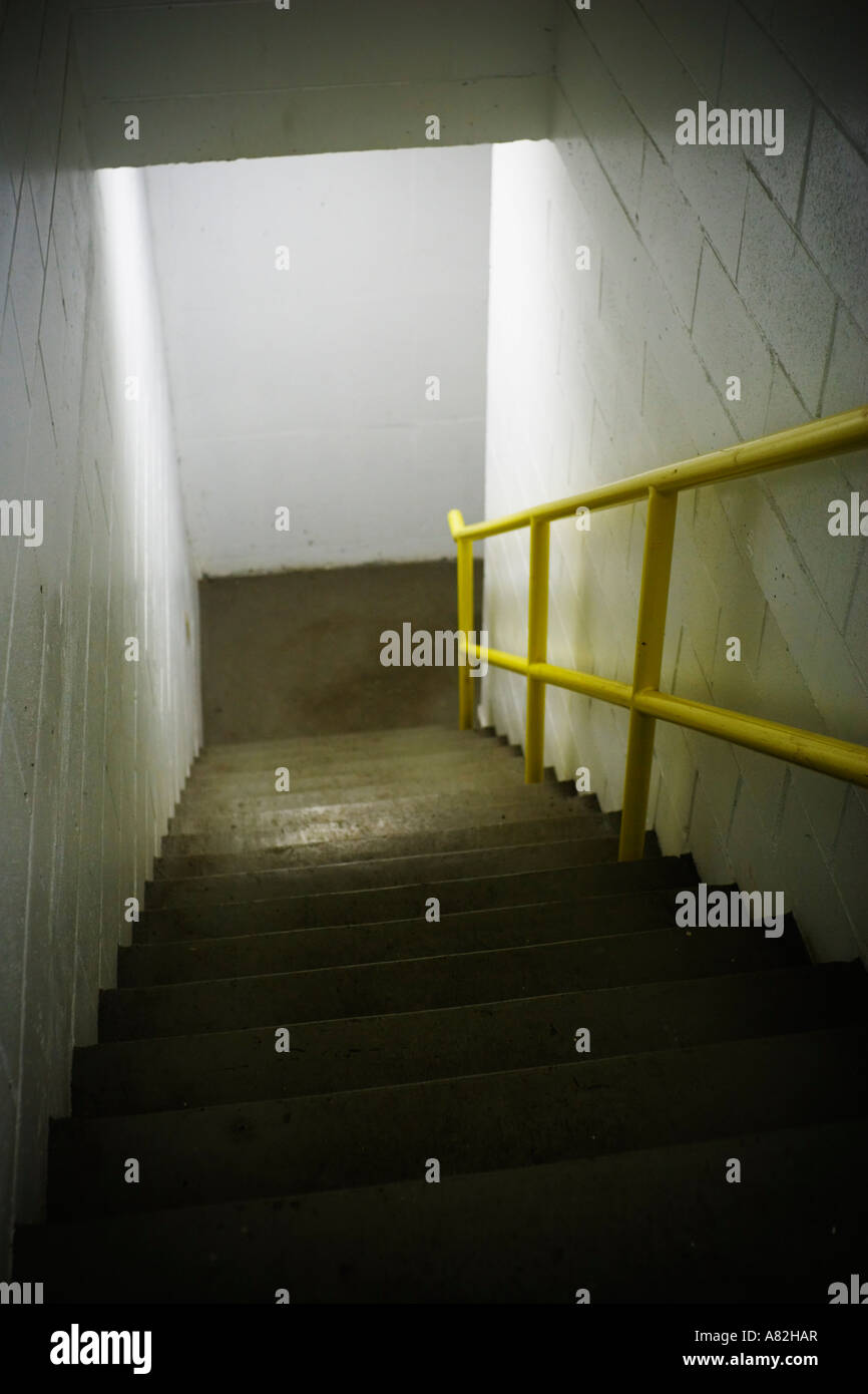 indoors parking lot staircases Stock Photo - Alamy