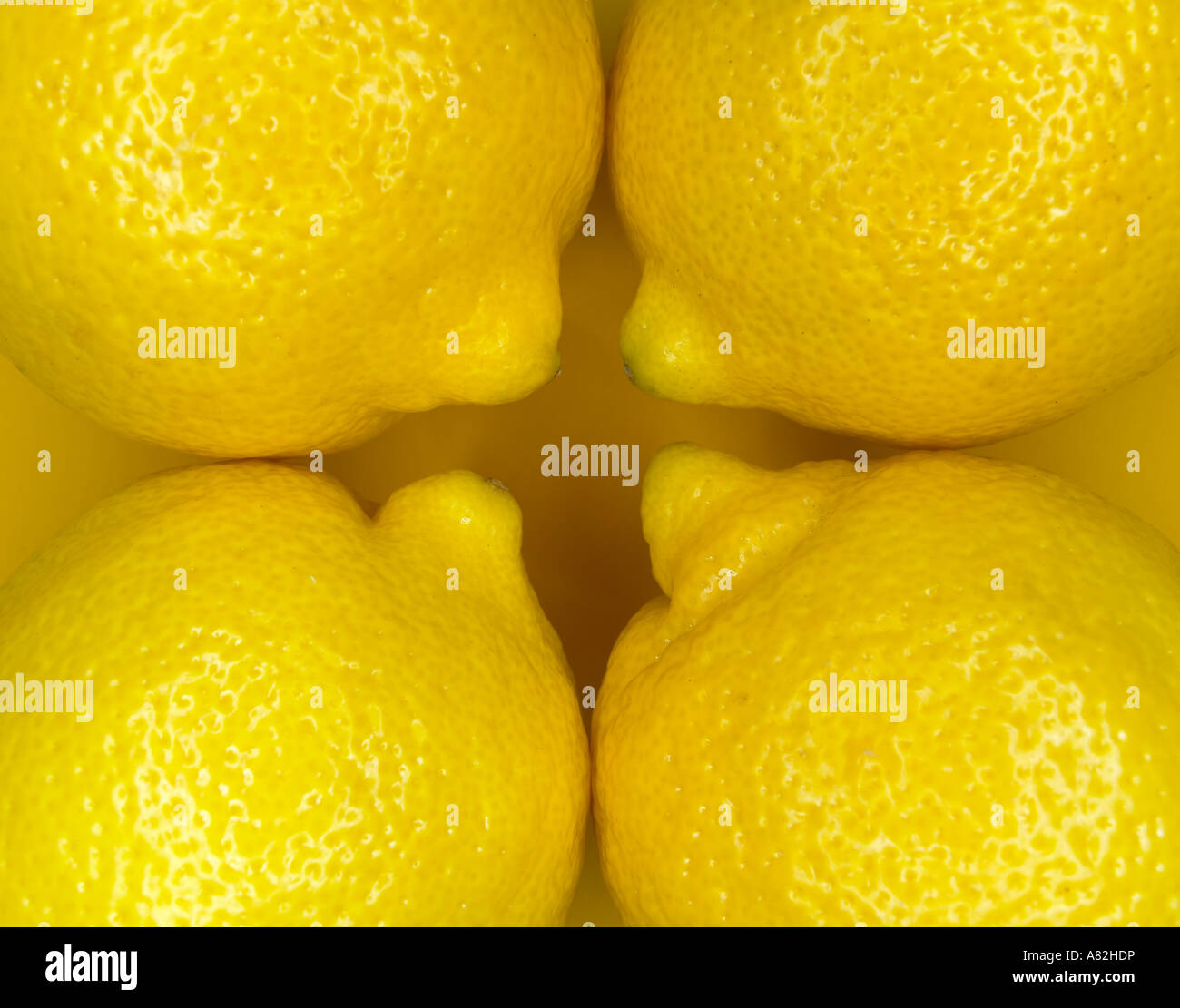 four whole lemons Stock Photo - Alamy