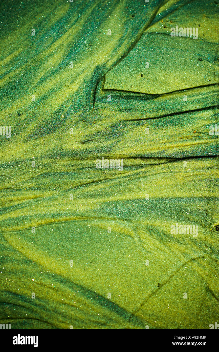 Wet river sand patterns hi-res stock photography and images - Alamy