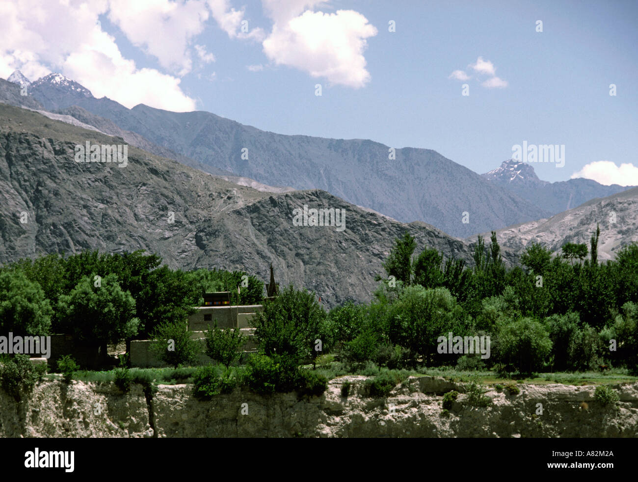 Pakistan Azad Kashmir Gilgit small rural village Stock Photo - Alamy