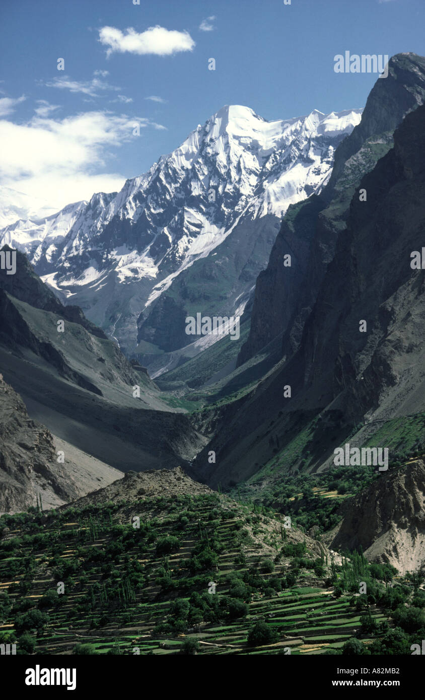 Pakistan Hunza Valley Karimabad Mount Rakaposhi Stock Photo - Alamy