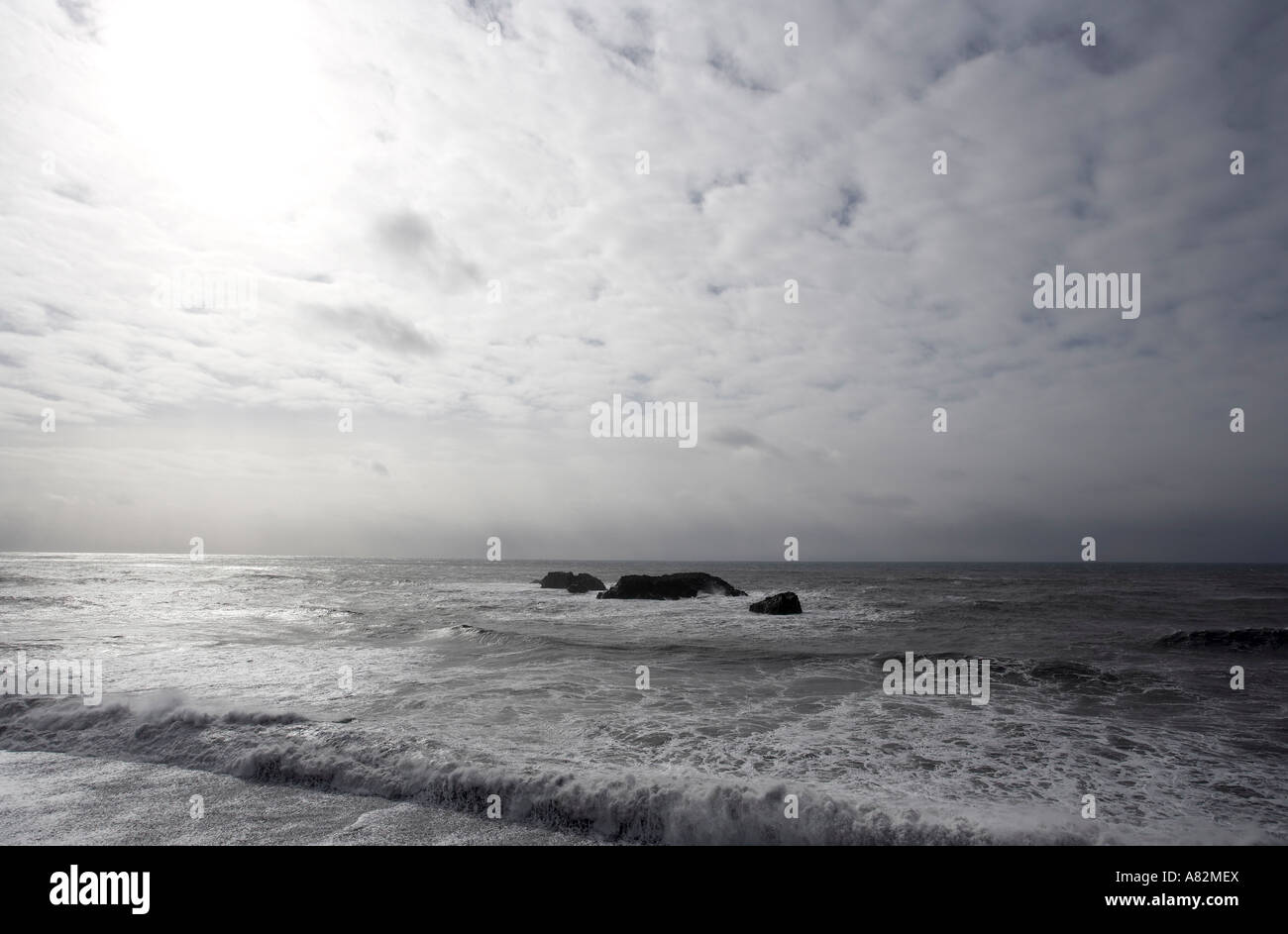Surf and cliffs near Dyrholaey Iceland Stock Photo - Alamy