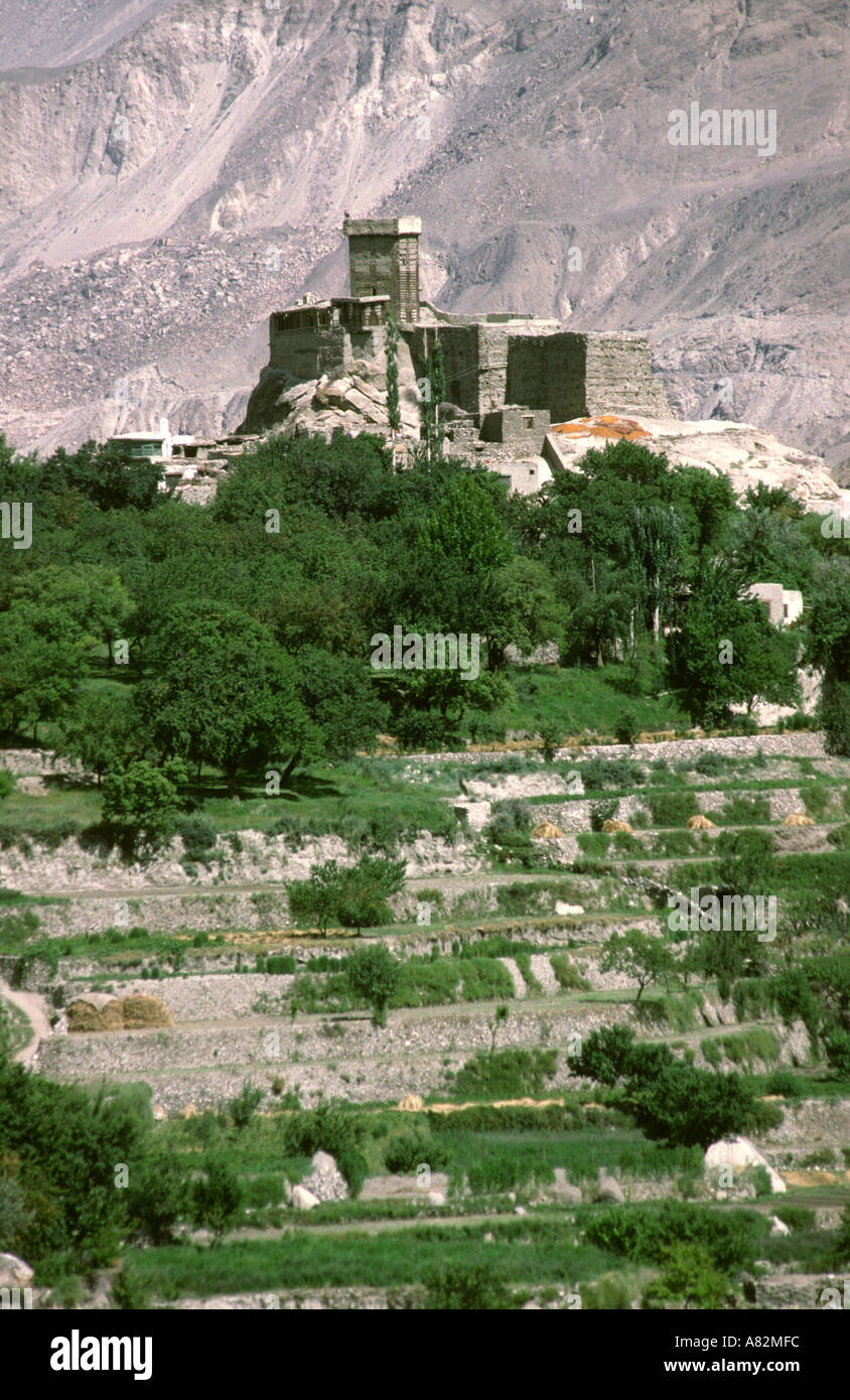 Pakistan Hunza Valley Karimabad Altit Fort Stock Photo - Alamy