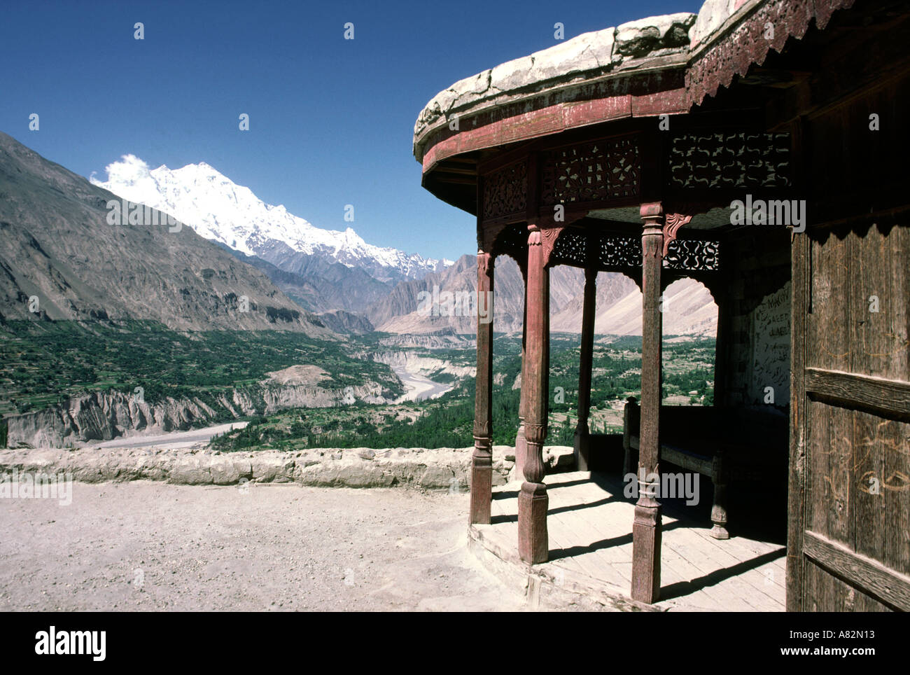 Pakistan Hunza Valley Karimabad View of Hunza Rakaposhi Karimabad from ...