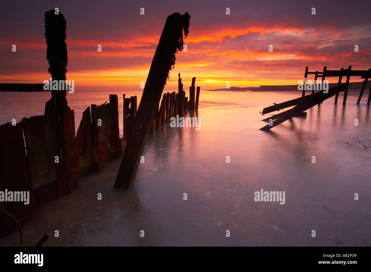 Happisburgh on the Norfolk Coast Stock Photo - Alamy