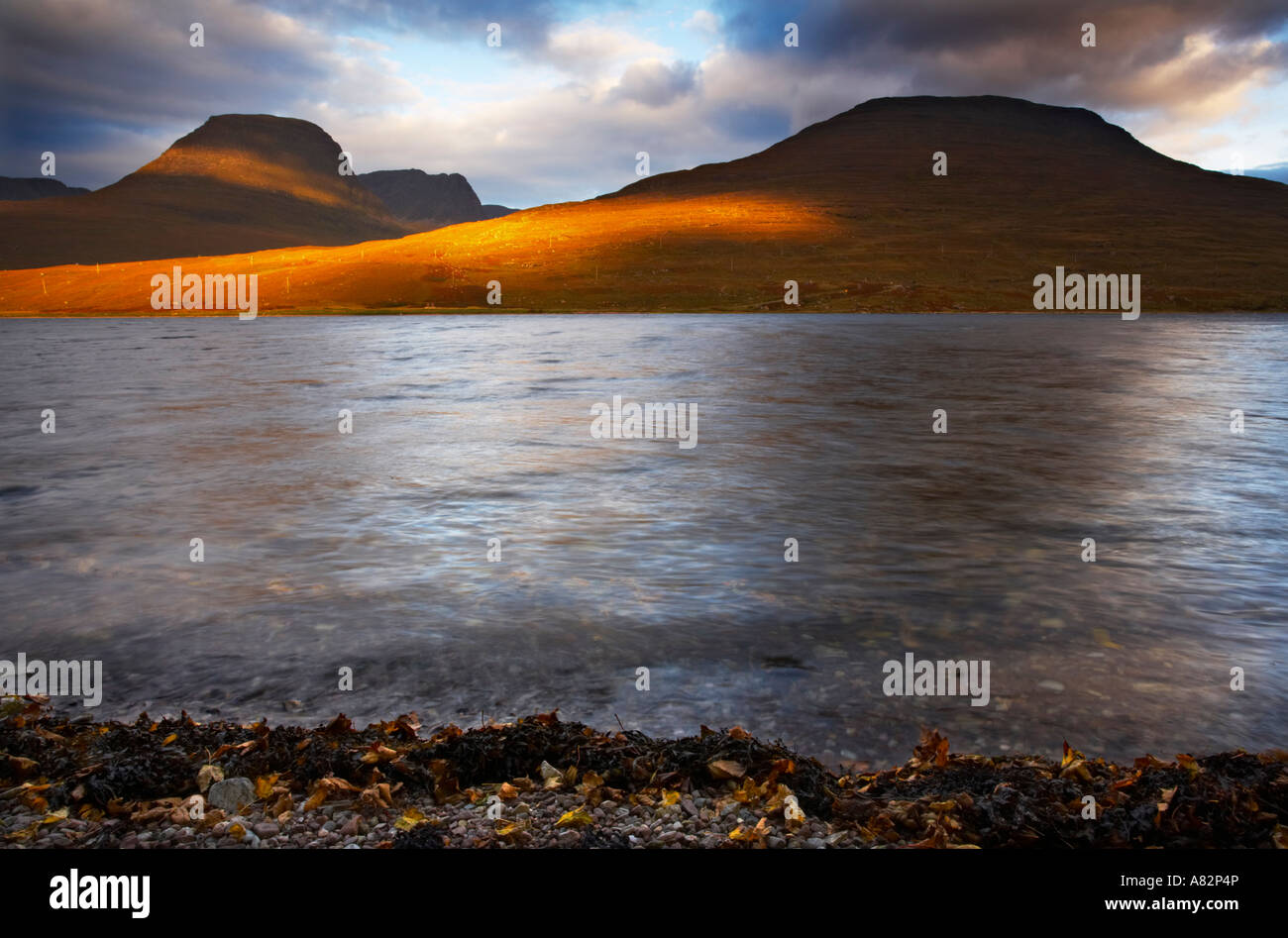 Loch Kishorn in the Scottish Highlands Stock Photo - Alamy