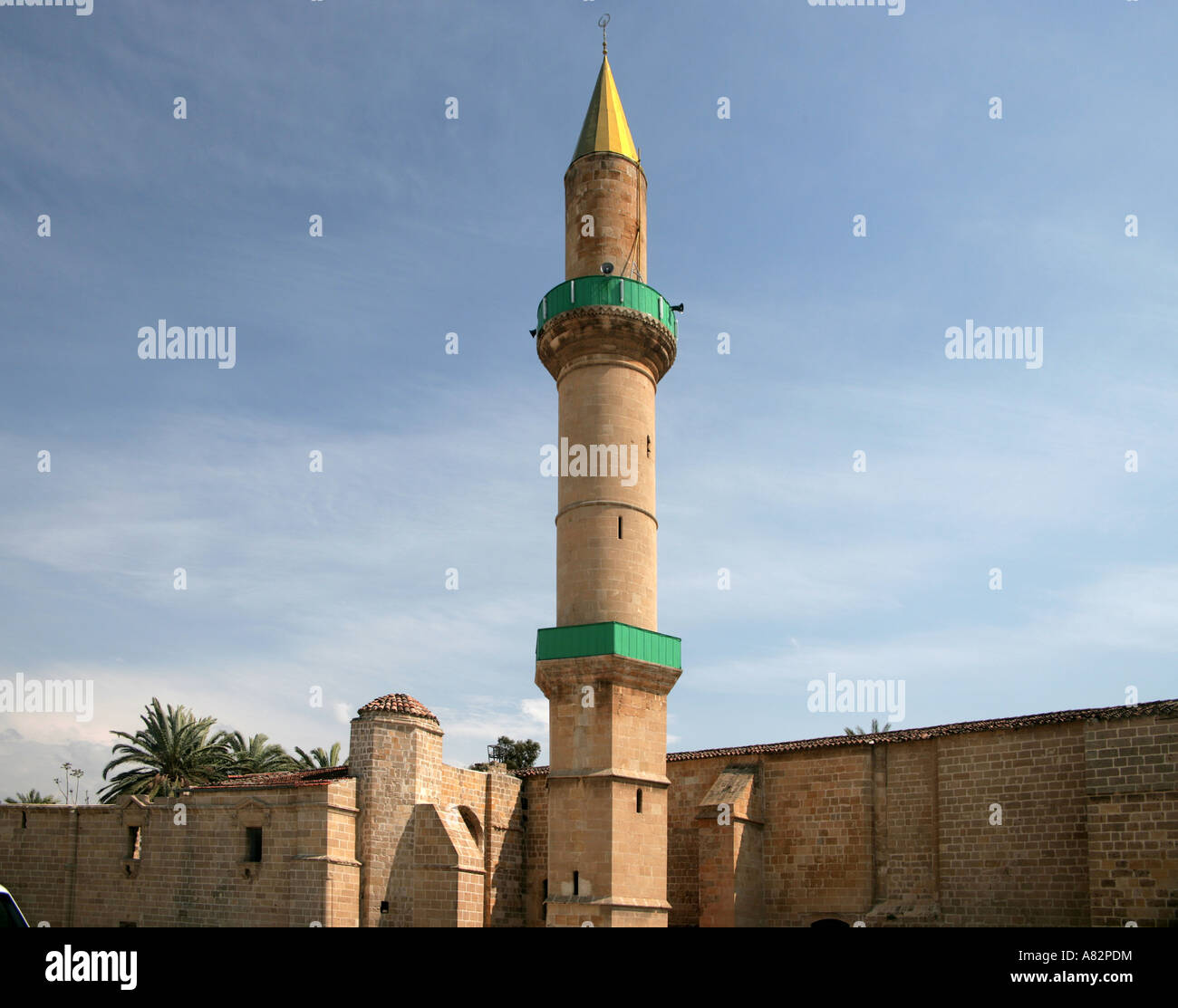 Bayraktar Mosque on the Constanza bastion of the Venetian walls Stock Photo - Alamy