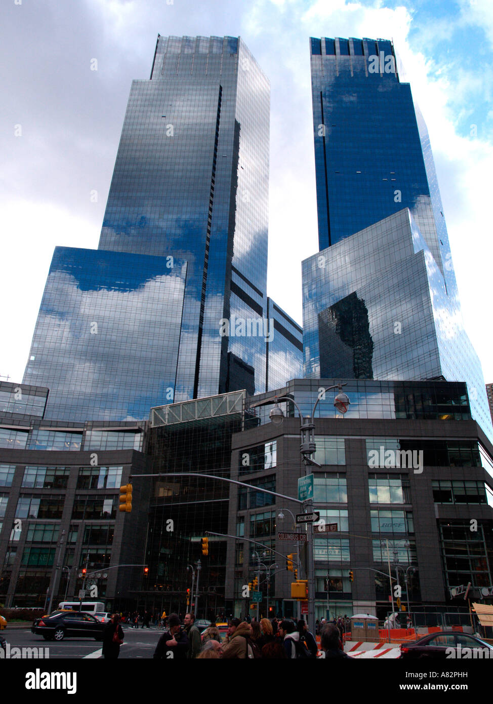 Time Warner Center building Columbus circle Stock Photo - Alamy