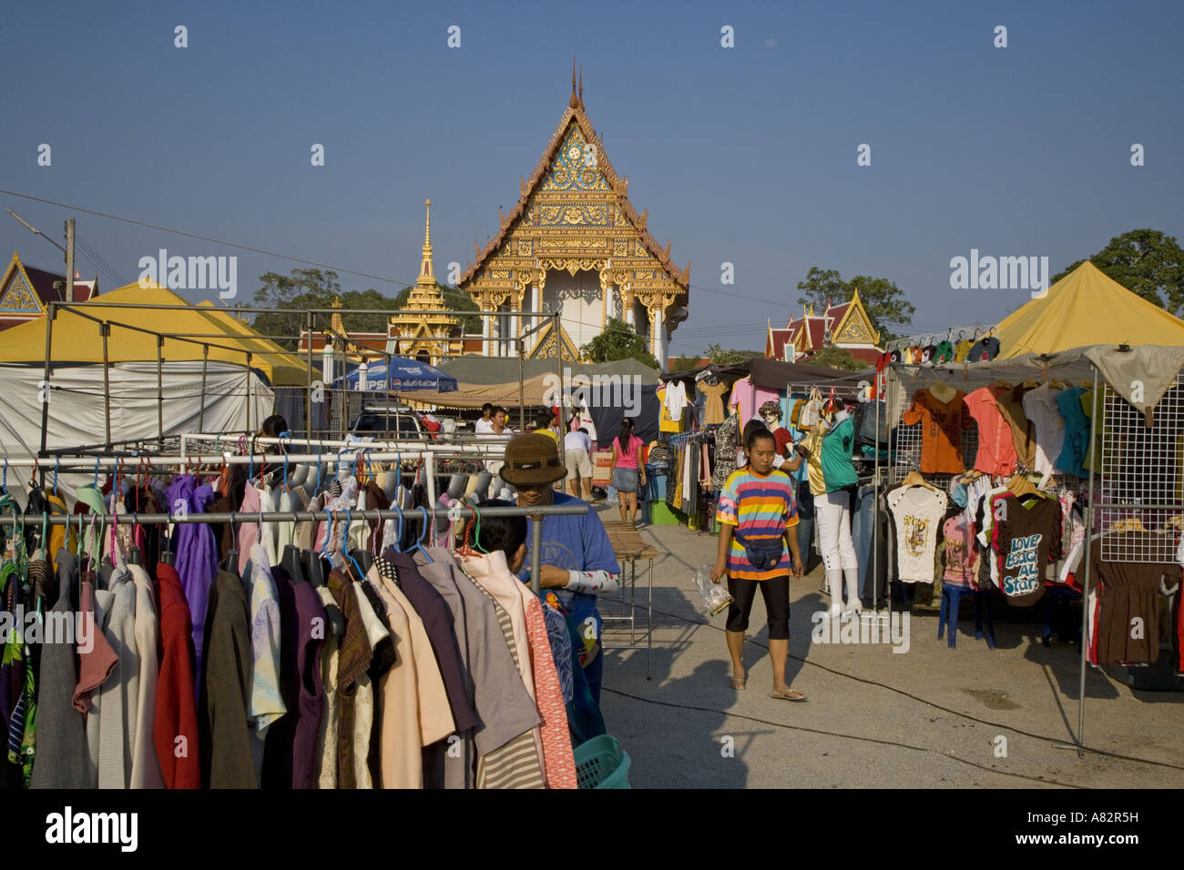 Thai Local Market Thailand Stock Photo - Alamy