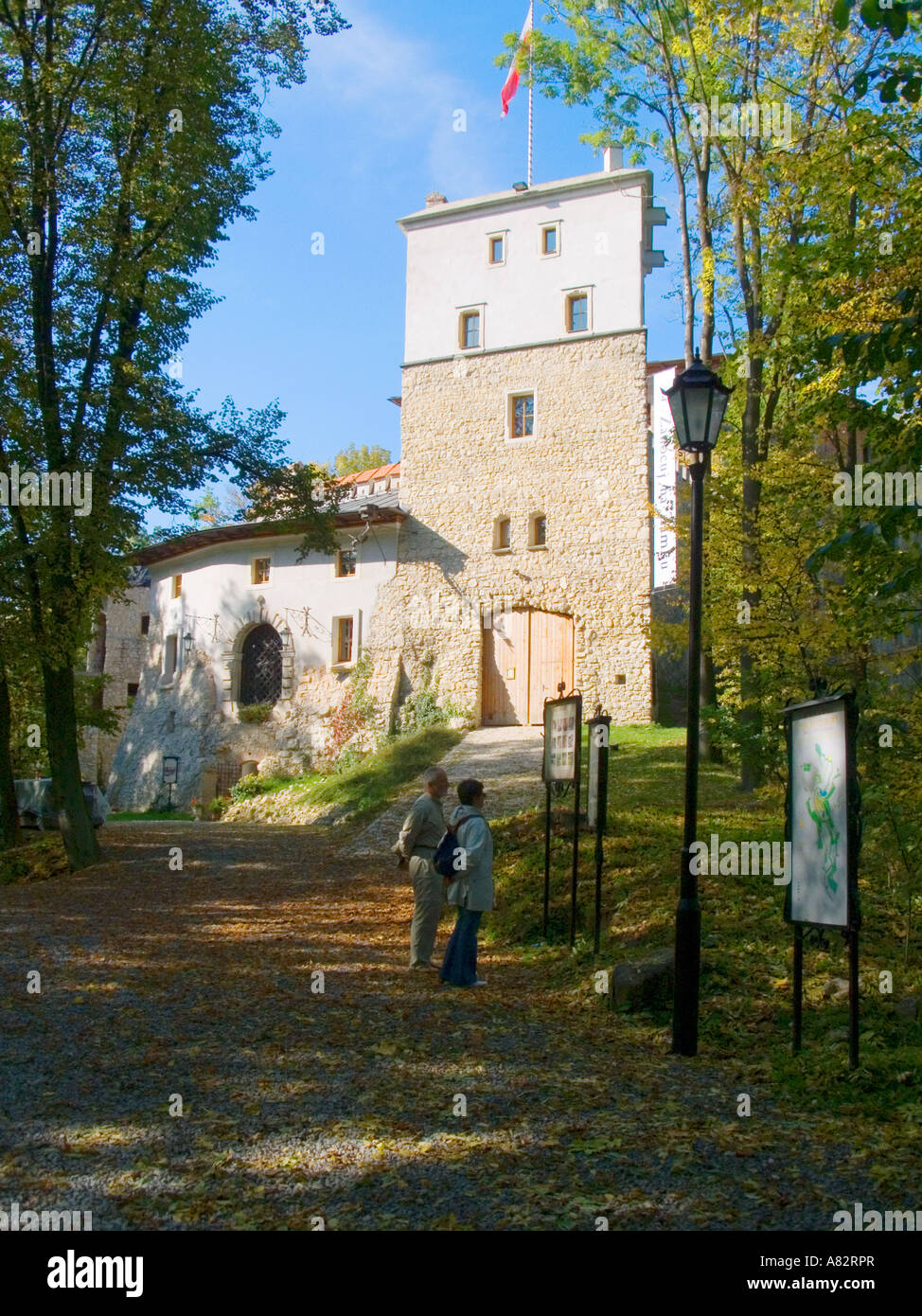 Korzkiew Castle in Poland Stock Photo - Alamy