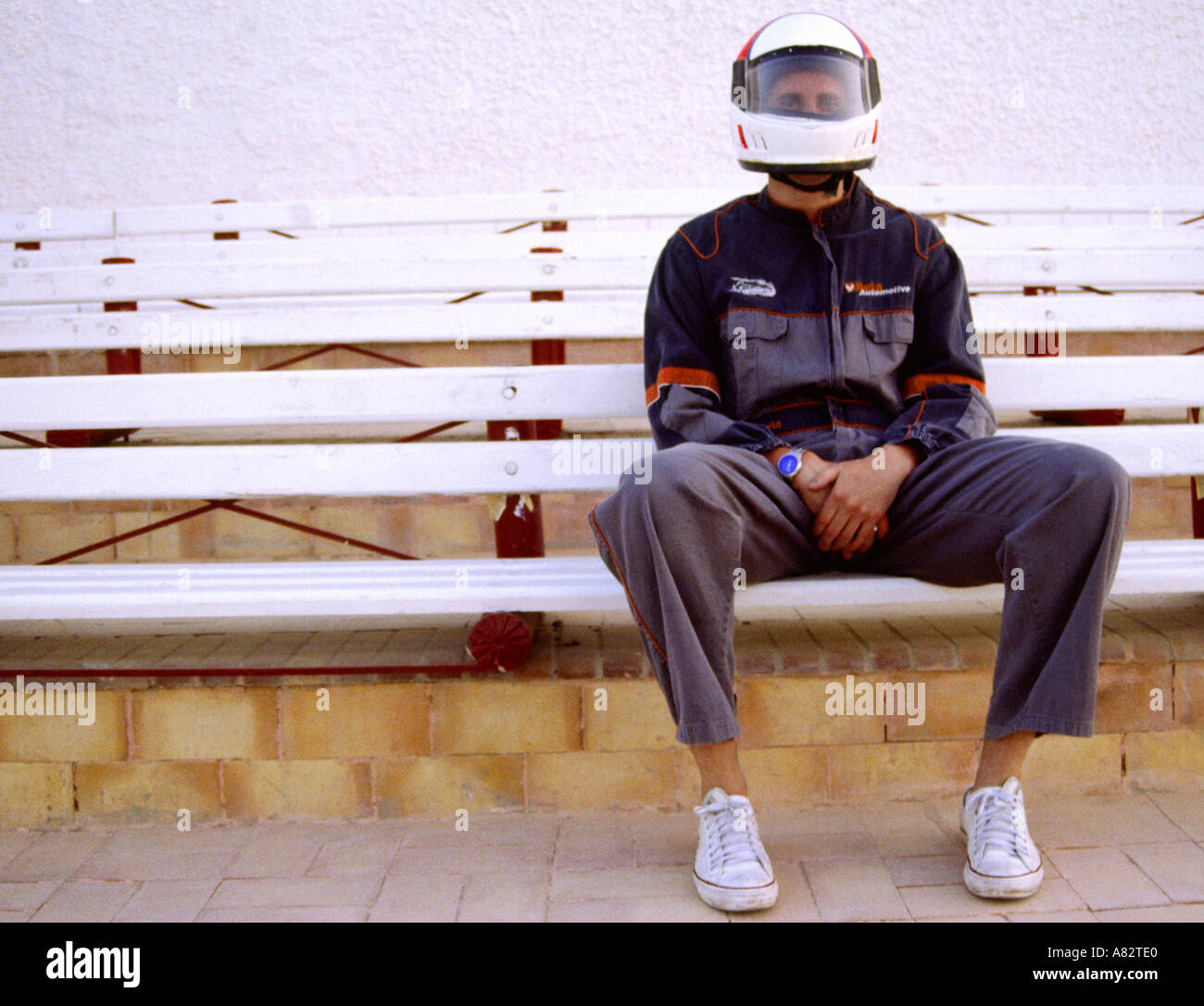 Driver waiting for his race Stock Photo - Alamy