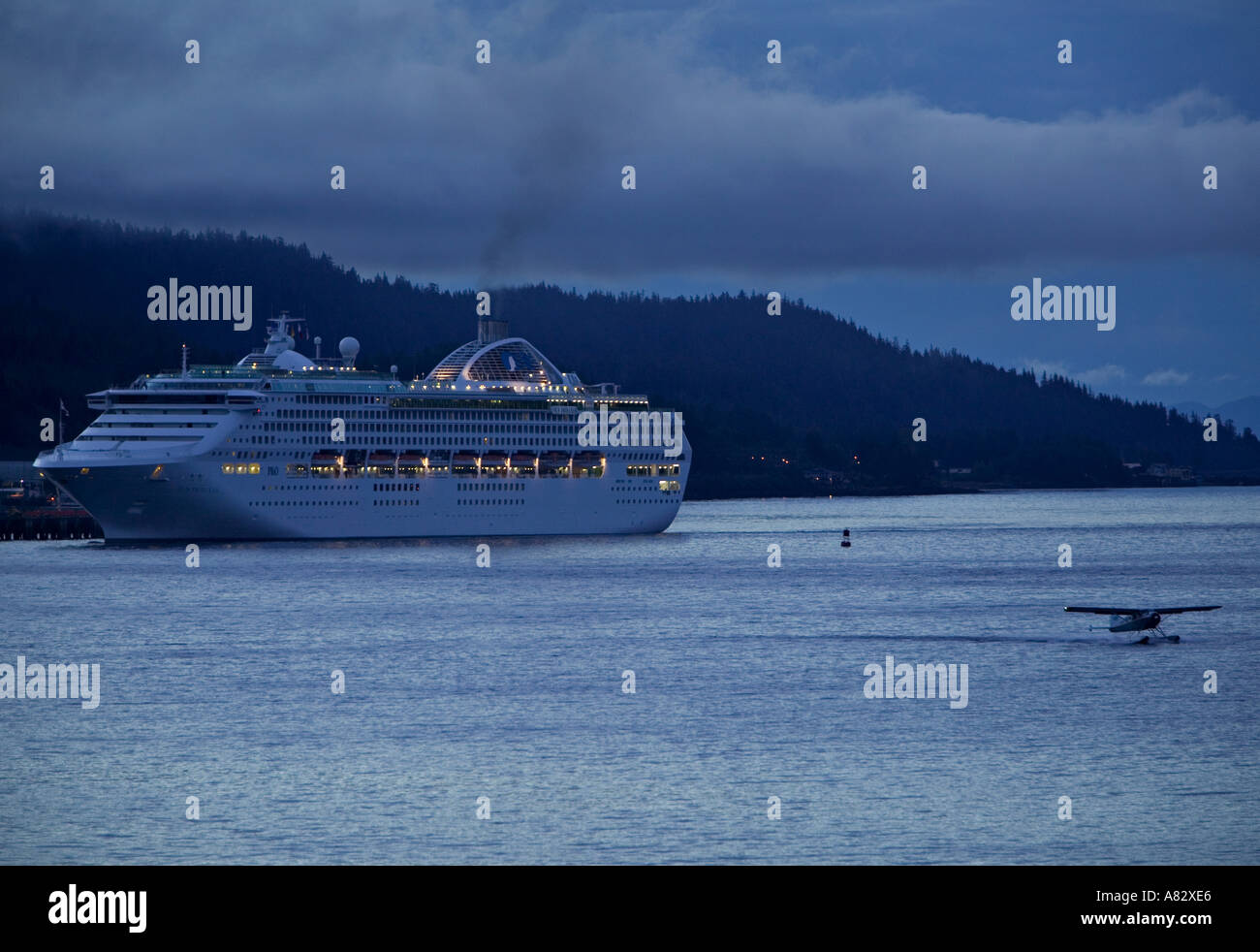 Ketchikan Harbor, Ketchikan, Alaska, USA Stock Photo - Alamy