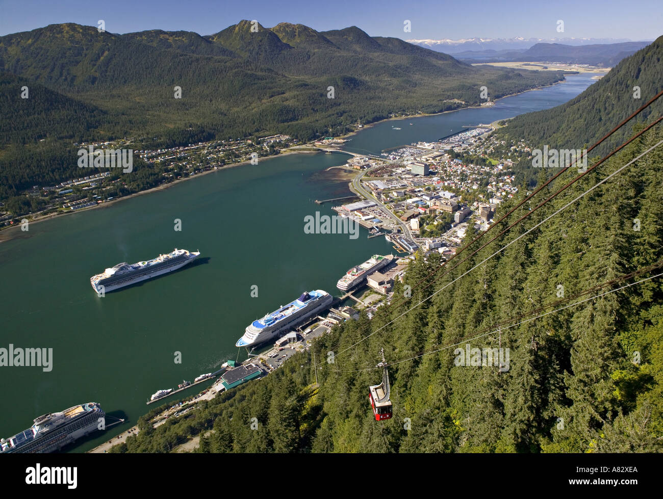 Juneau alaska cable car hi-res stock photography and images - Alamy