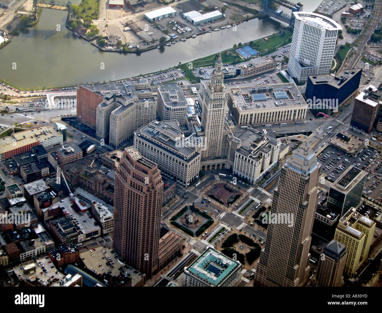 Public Square Cleveland Ohio Stock Photo - Alamy