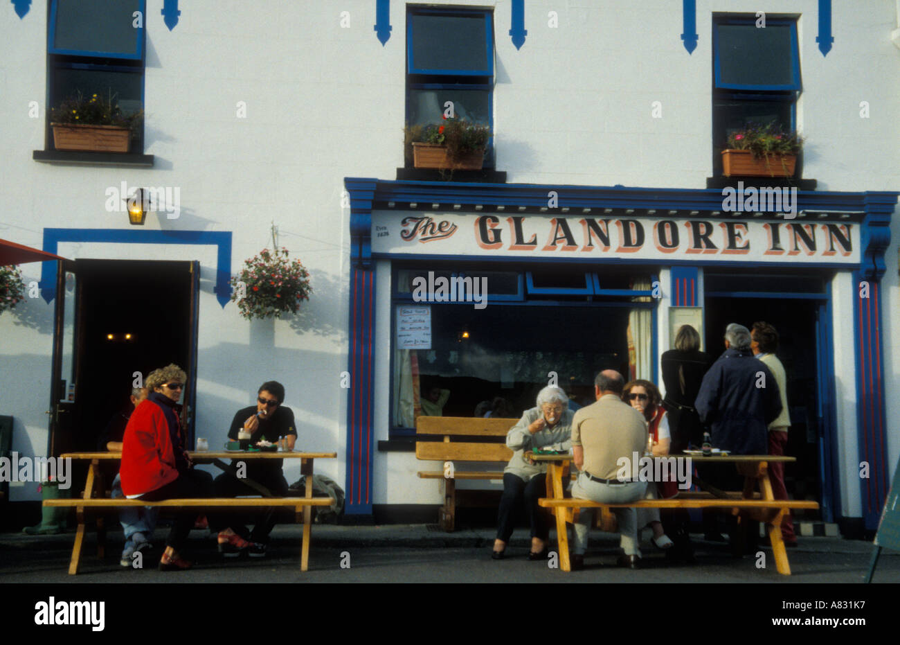 Glandore Inn in Glandore in County Cork Stock Photo - Alamy