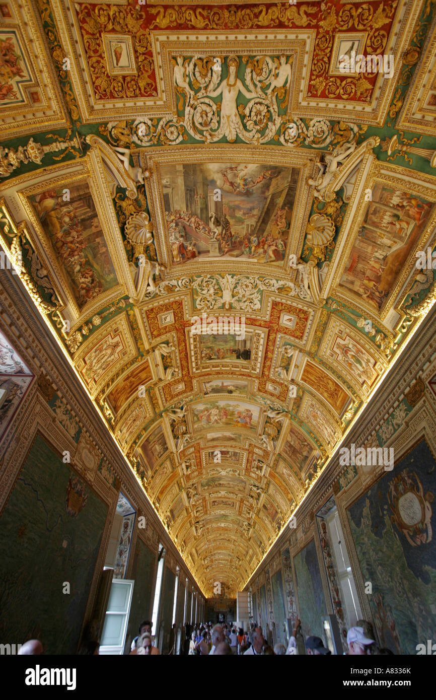 Hall of Maps, Vatican Museum, Rome, Italy Stock Photo - Alamy