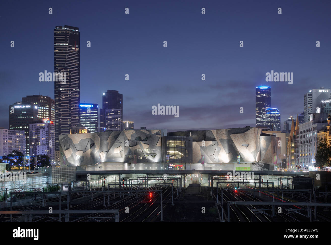 Federation melbourne modern square hi-res stock photography and images ...