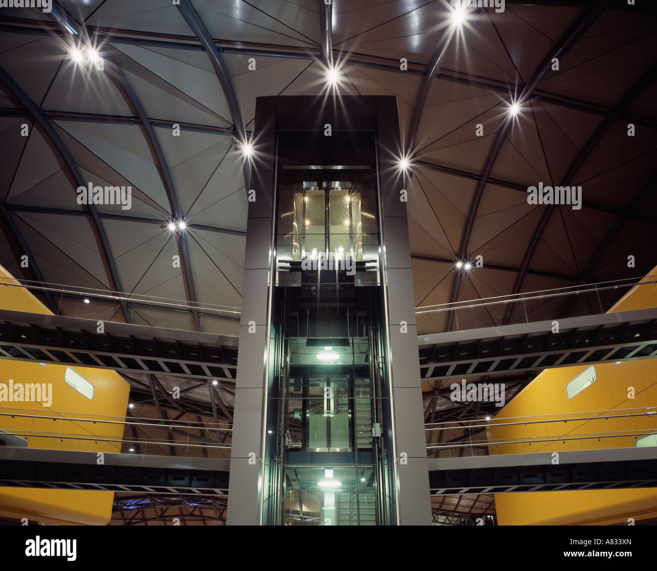 Interior detail of Southern Cross Station, Melbourne, Australia Stock ...